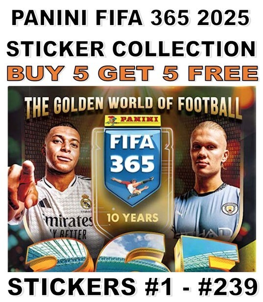 Football Cartophilic Info Exchange Panini Fifa 365 2019 2024 BOX FIFA