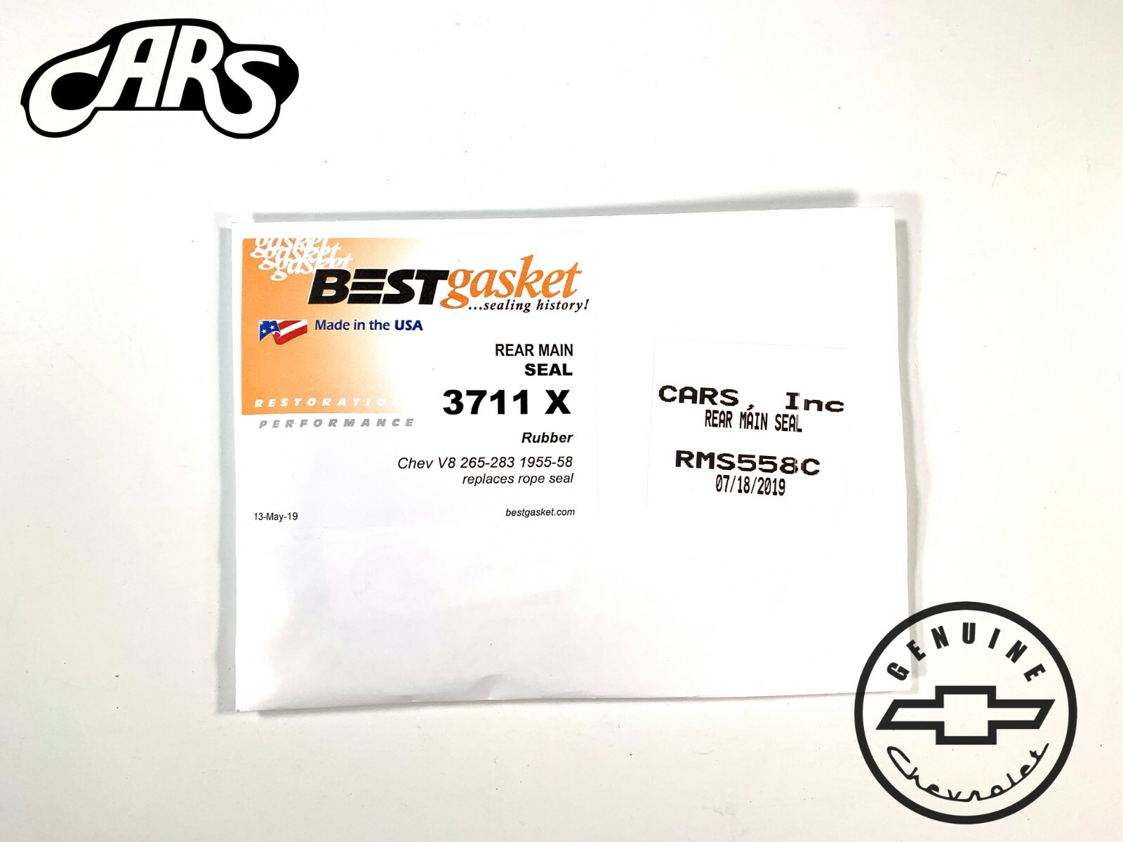 1955-1958 Chevrolet 265 & 283 V8 | Rear Main Bearing Seal Set | Best ...