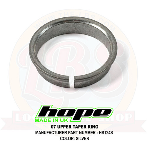Hope Headset 07 Upper Taper Ring HS124S - Silver - Brand New | eBay