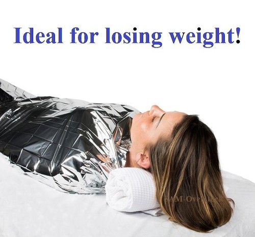 Spa Body Thermal Wrap Foil Blanket Sheets - Body Wrap Foil Blanket 84"x ...