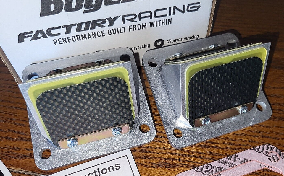 YAMAHA BANSHEE 350, RZ350 BOYESEN INTAKE REED CAGE RAD VALVE RAD36M ...