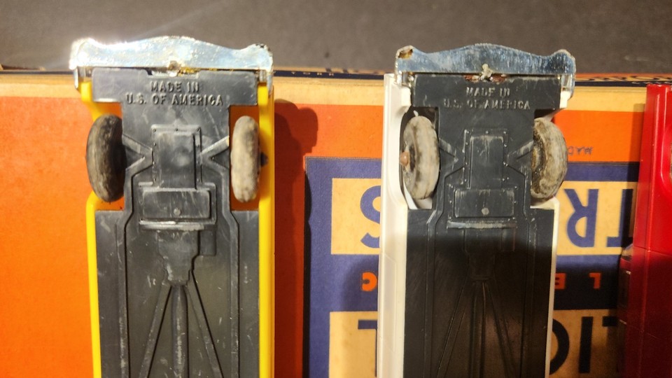 Postwar Lionel O Gauge No. 6414 Evans Auto Loader w/4 Original Cars ...