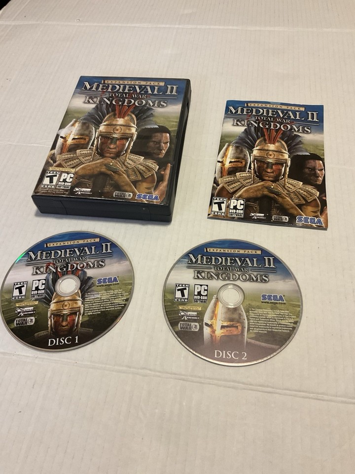 Medieval II Total War Kingdoms Expansion Pack PC Game with box & manual ...