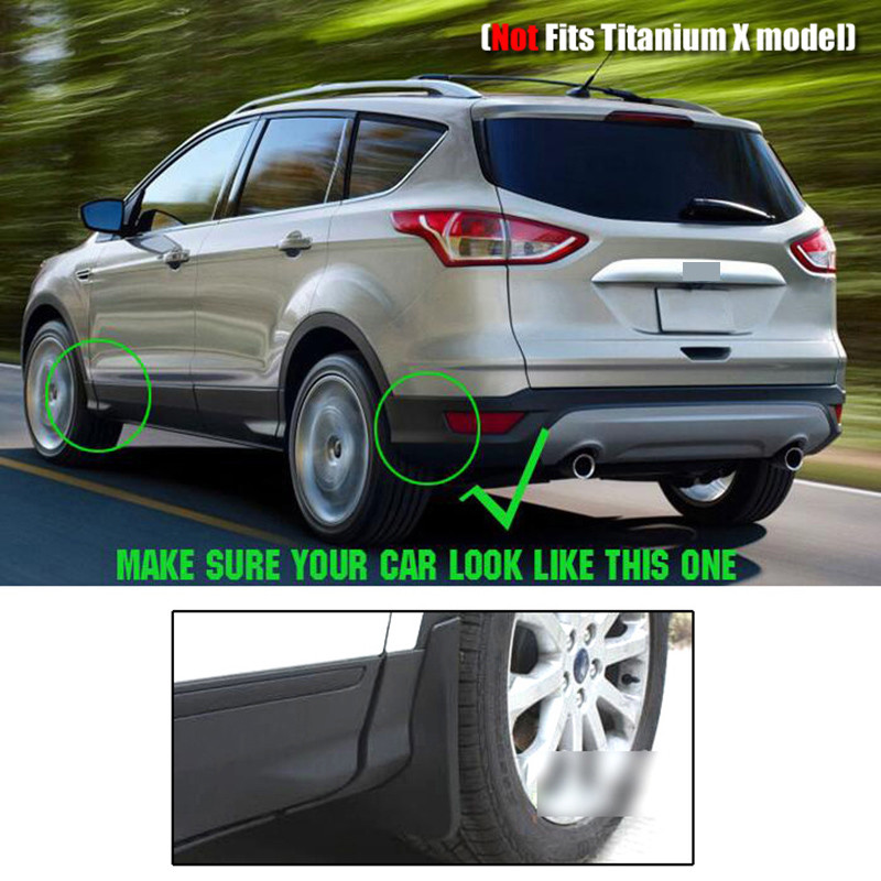 UK Mudguards For Ford Kuga II / Mk2 2013-2019 2018 Splash Guards Mud ...