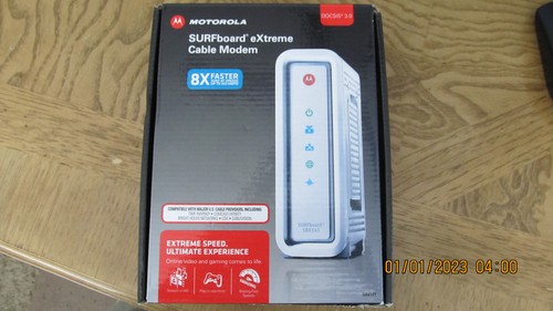 Motorola ARRIS SURFboard SB6141 Docsis 3.0 Cable Modem 400 Series ...