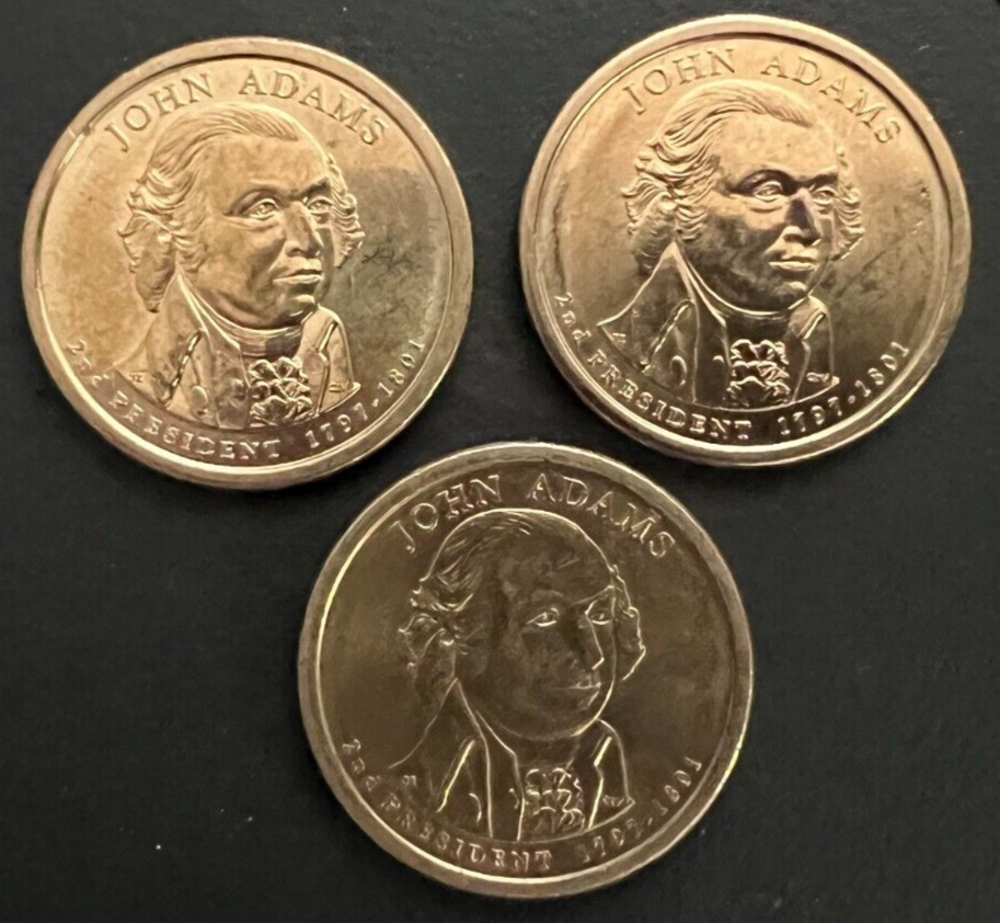 John Adams (3) $1 US Gold Coins 2007D 1797-1801 | eBay