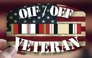 OIF/OEF Operation Iraqi Enduring Freedom Veteran Decal Sticker Flag | eBay