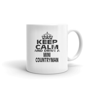 Keep Calm And Drive Mini Countryman Coffee Tea Ceramic Mug Office Work ...