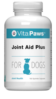 Joint Aid Plus 500mg For Dogs By VitaPaws™ 180 Sprinkle Capsules ...