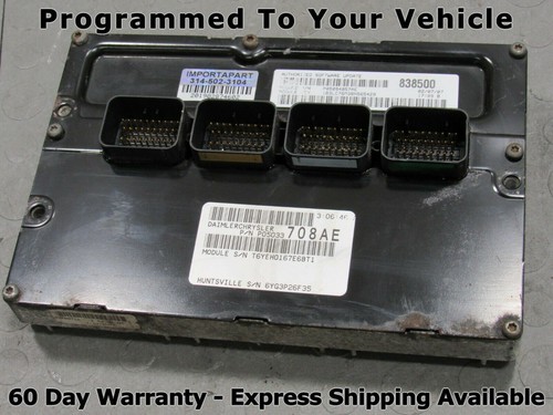 07-08 Sebring Avenger 3.5L ECU ECM PCM Engine Computer 05094857AE 857 ...