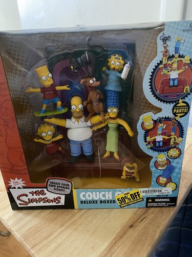 The Simpsons Deluxe Boxed Set - Family Couch Gag Action Figures in ...