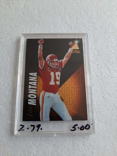1995 JOE MONTANA - Pinnacle Zenith Football Card- # z79 - San Francisco ...