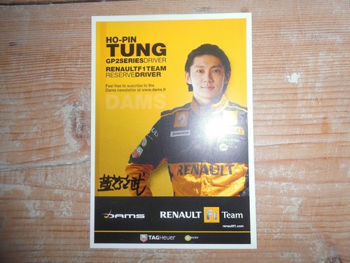 Original Ho-Pin Tung - Formula 1 | eBay