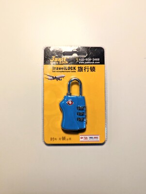 JASIT LOCK TSA338 Zahlen-Vorhangschloss - blau - Kofferschloss | eBay.de