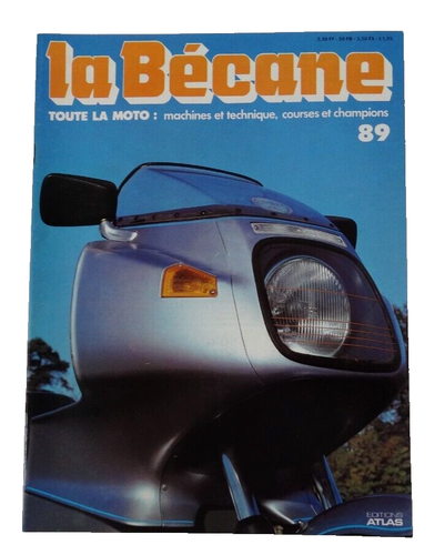 Revue moto LA BECANE N°89 - Editions ATLAS - Paton / Péan / Permis ...