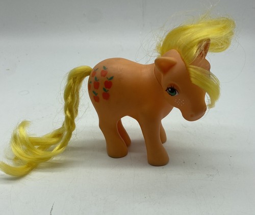 Vintage 1983 G1 My Little Pony MLP Earth Pony "APPLEJACK" Orange W ...