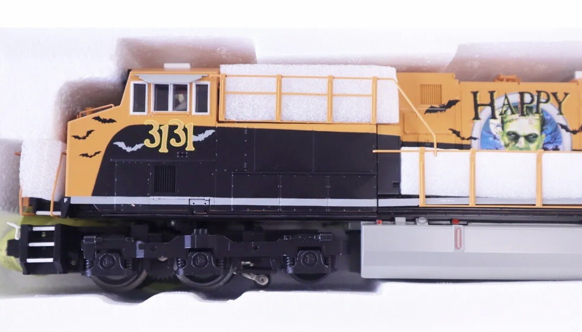 MTH RAILKING IMPERIAL HALLOWEEN ES44AC DIESEL ENGINE 30-20756-1! O ...