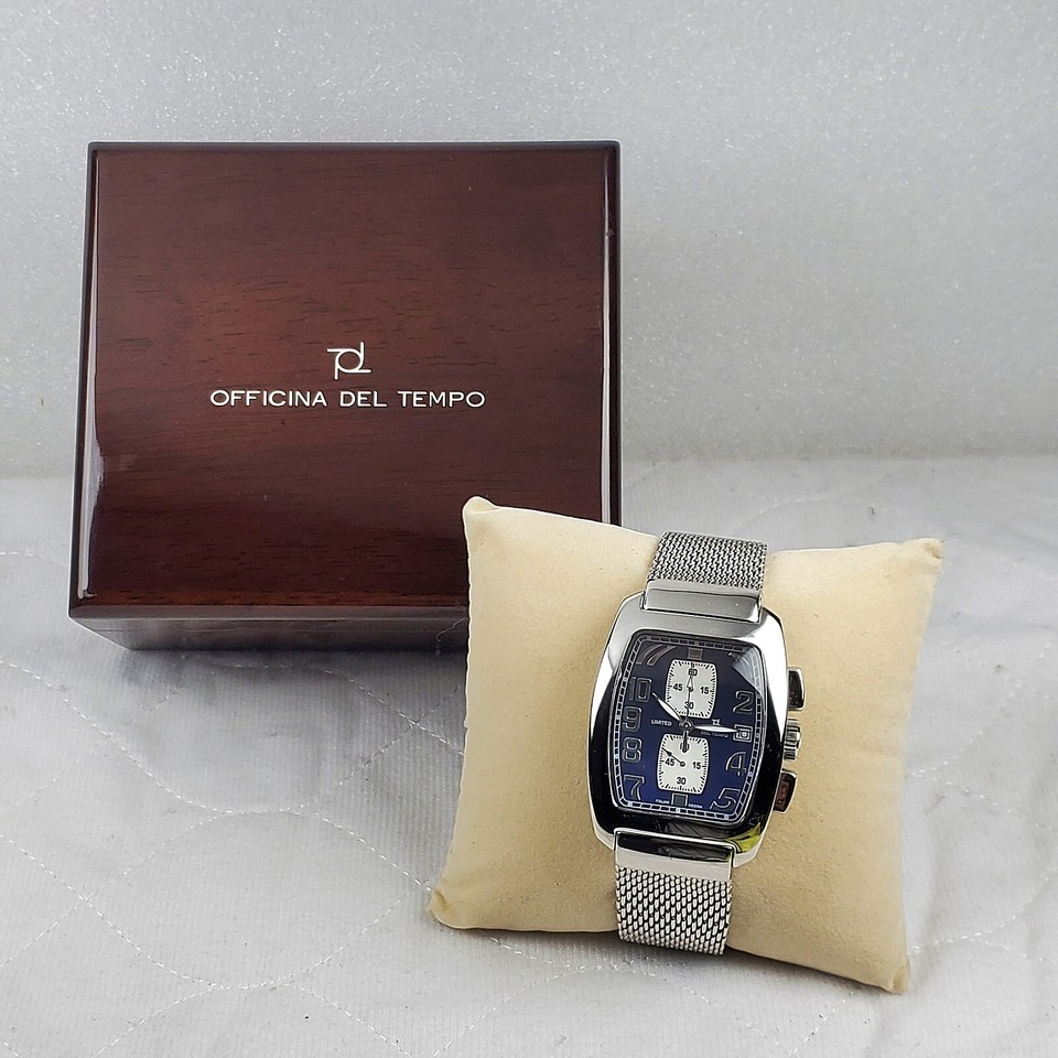 OFFICINA DEL TEMPO ITALIAN DESIGN LIMITED EDITION 2 WATCH NEW BATTERY ...
