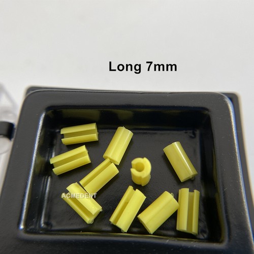 10Pcs Dental Rider Female Yellow Riders Fits Hader Bar Semi-precision ...