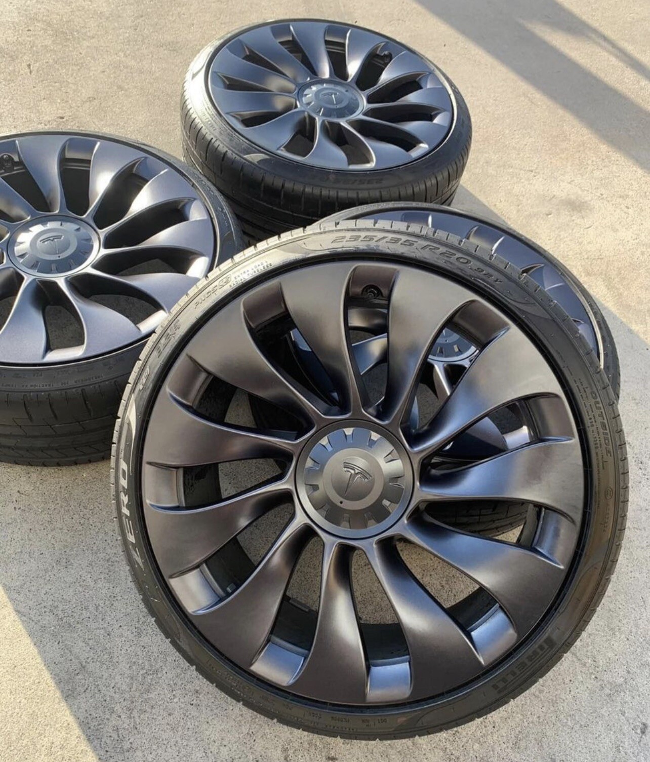 20” Tesla Model 3 Uberturbine Uber Turbine Wheels Rims Tires OEM | eBay