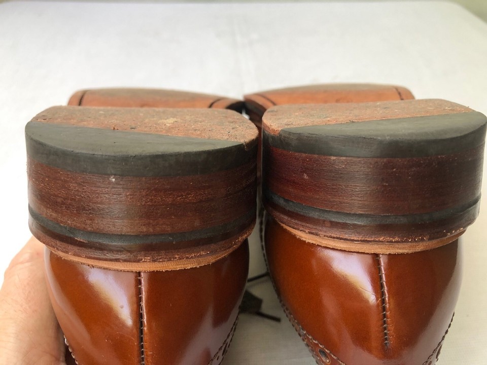 Grenson Archie 'Gibson' 5067 tan leather brogue shoes sz UK10/US11 | eBay