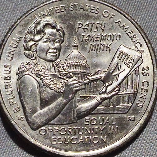 2024 - P Quarter Error: "In Cod We Trust" Patsy Takemoto Mink MINT | eBay