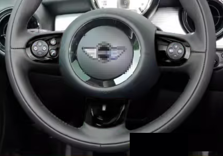 Black ABS Steering Wheel Button Frame Trim For Mini Cooper R54 R55 R56 ...