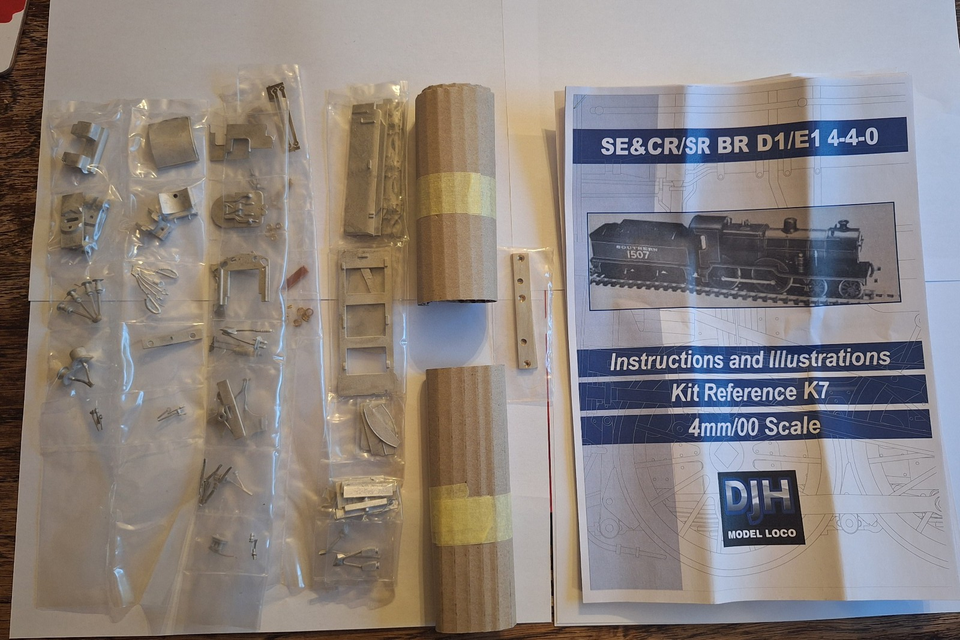 DJH Whitemetal and brass loco kit, K7, D1/E1 4-4-0. | eBay UK