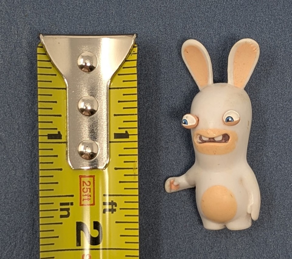 Raving Rabbids Invasion Mini 2" PVC Figure Topper Toy Lot Nickelodeon ...