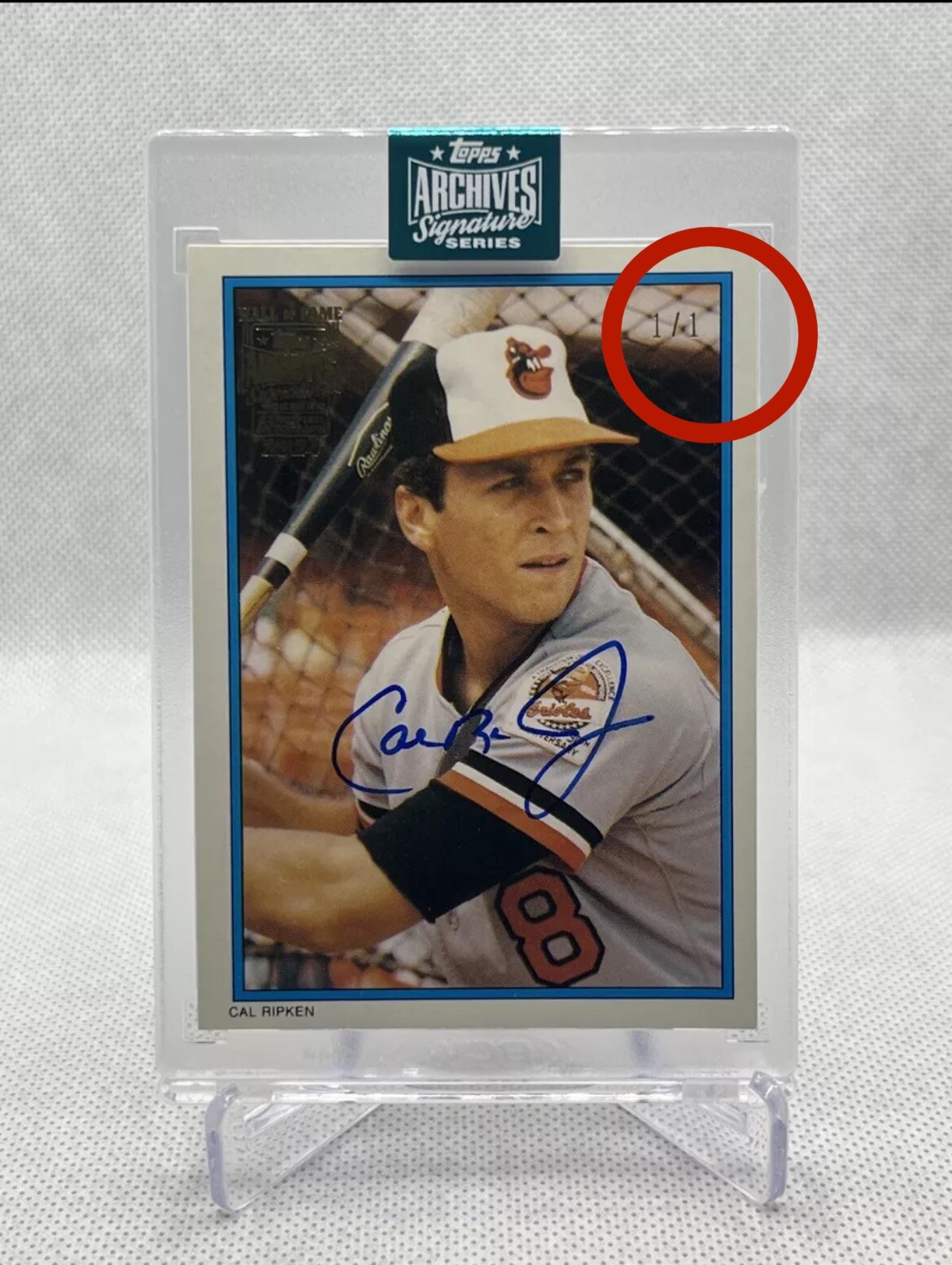 2024 topps archives signature series Cal Ripken Jr. 1985 All-Star Auto ...