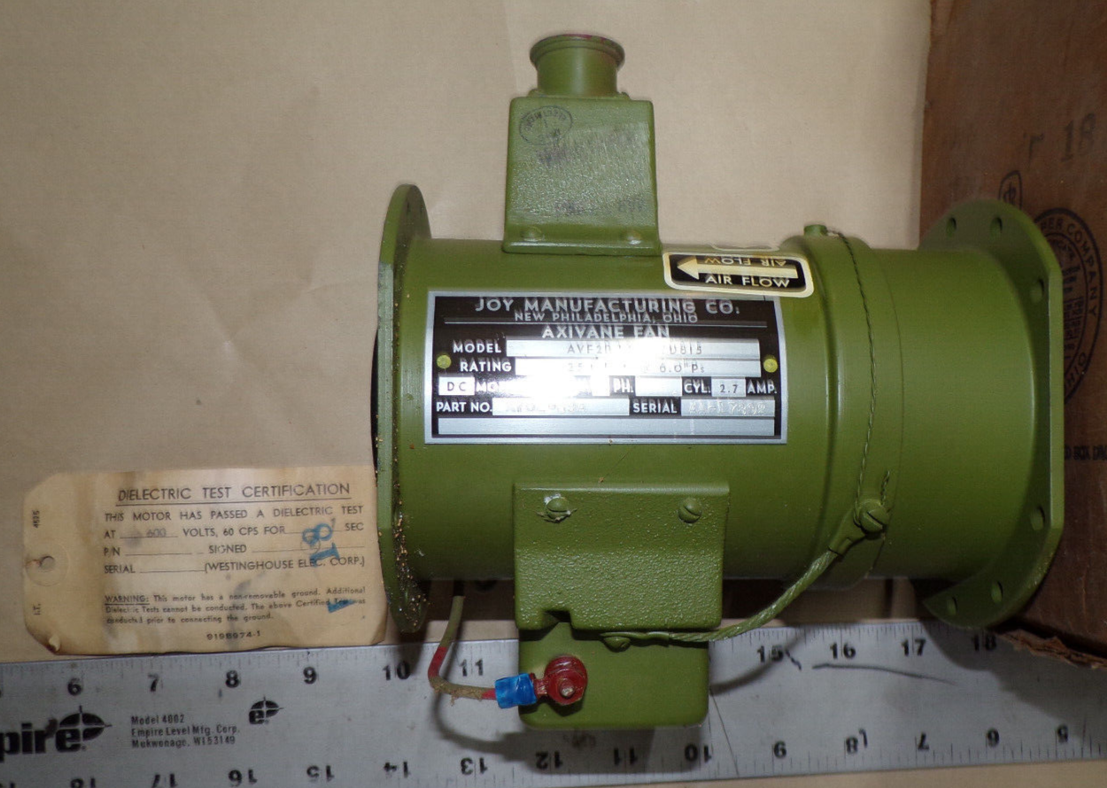 Joy Tech. Model AVF2R35-27D815 Axivane Fan PN: X702-89A (EB2406031019 ...