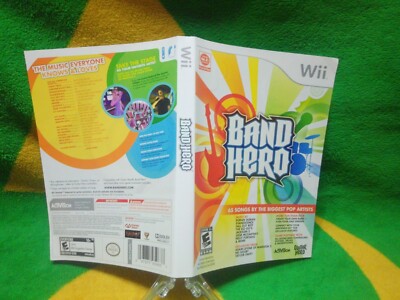 Band Hero Nintendo Wii Cover Art Only | eBay