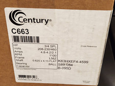 Liebert Kit-095e Condenser Fan Motor B-095e 3/4 HP K63hxebw-5250 C663 ...