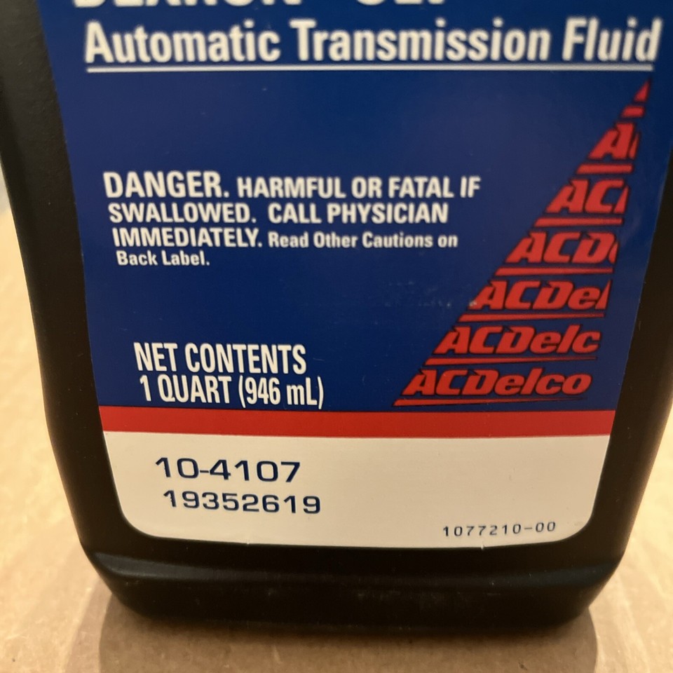 Automatic Transmission Fluid ACDelco 10-4107 / GM 19352619 (1 Quart) | eBay