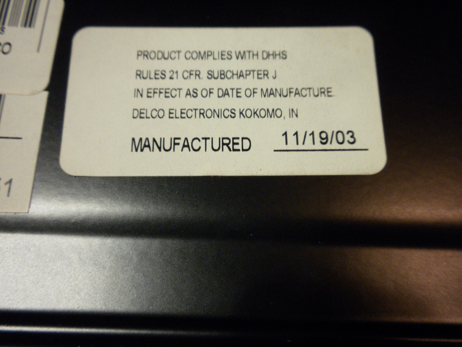 Delphi Delco Automotive 6 Disc CD Changer Model 09354351 - 16246955 / ...