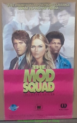 THE MOD SQUAD POSTER 14x23 60'S TV SERIES Video Rental Store Episode ...