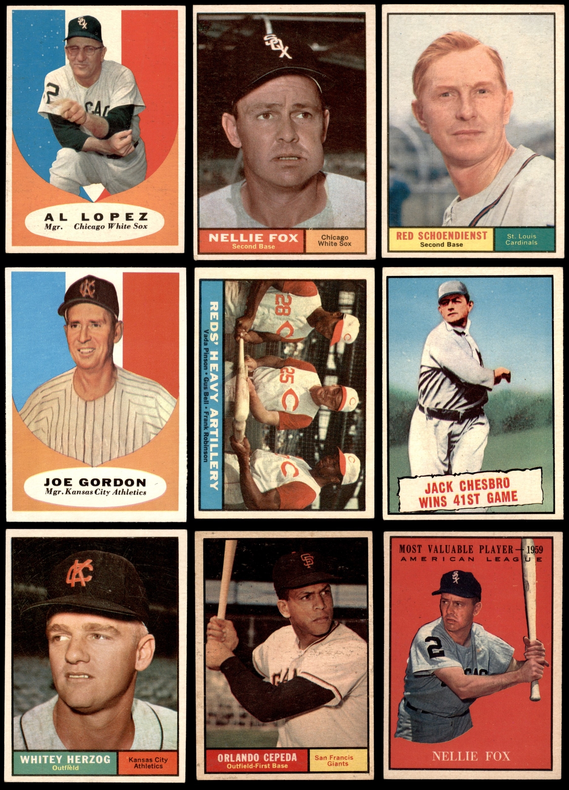 1961 Topps Baseball Complete Set 5 - EX BSET | eBay