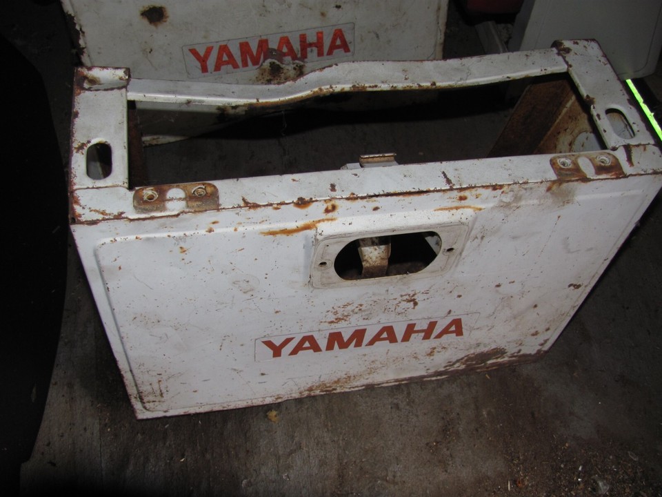 Vintage Yamaha Snowmobile 1971 SL 292 SL 338 Rear Tool Box | eBay