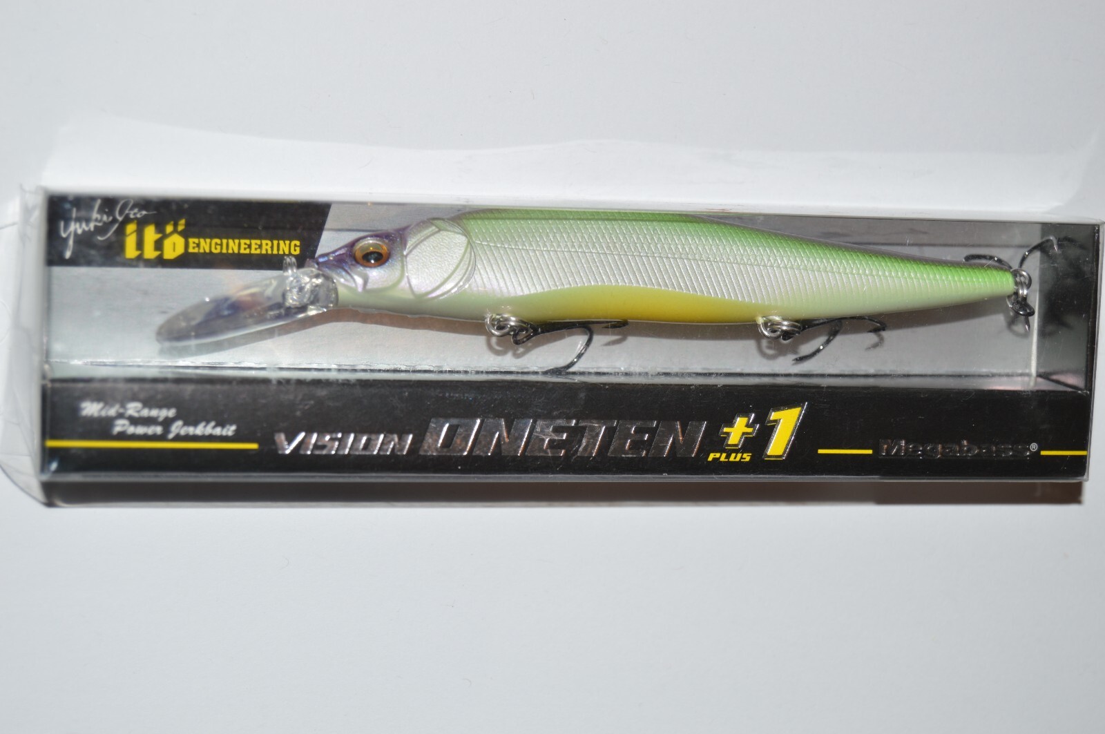 3 lures megabass yuki ito vision 110 oneten +1 suspending jerkbait ...
