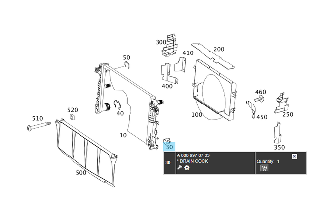 OEM Mercedes-Benz E-class W211 Radiator Drain Plug A0009970733 Genuine ...