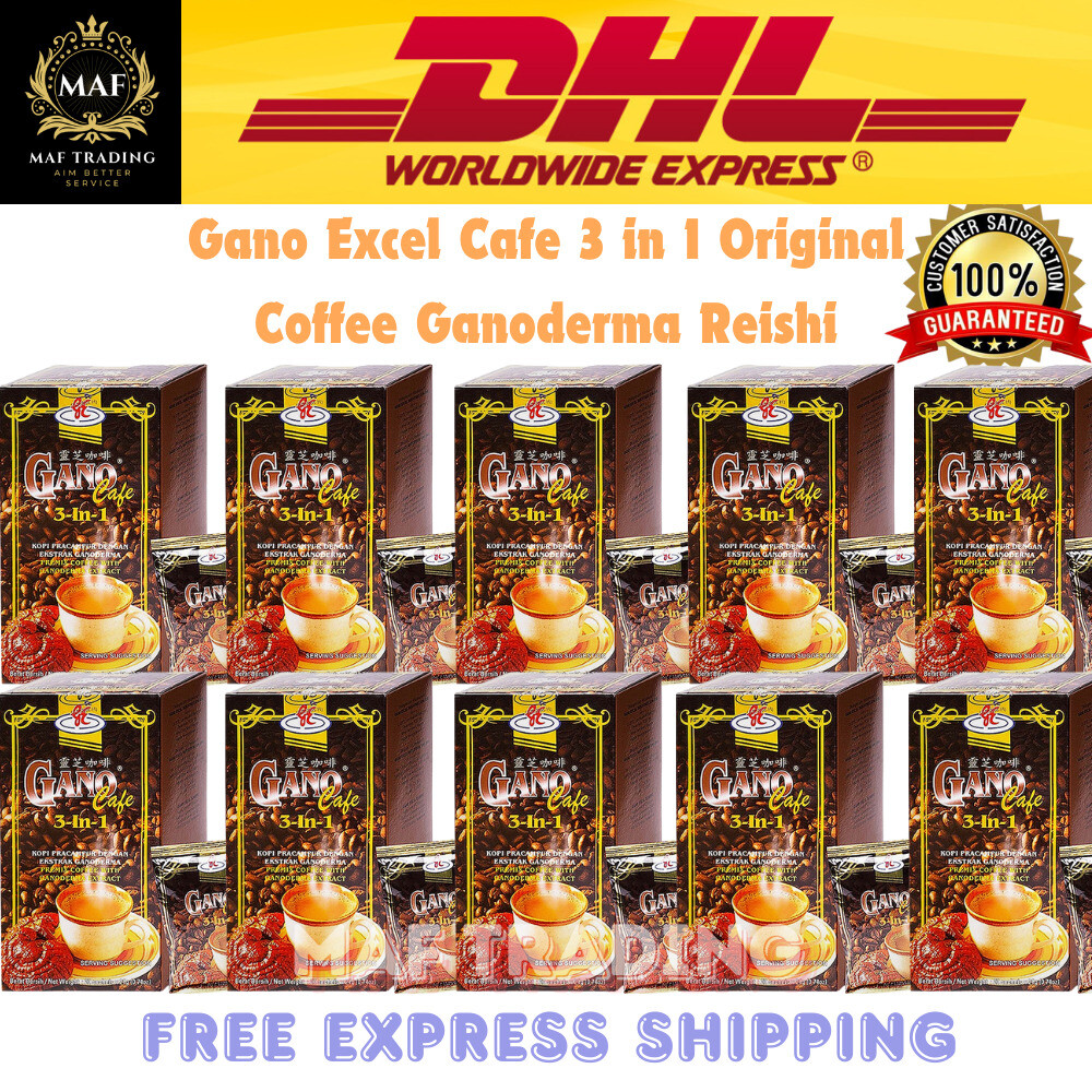 10 Boxes x 20's Gano Excel Cafe 3 in 1 | Grelly UK