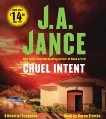 Cruel Intent by J a Jance: New Audiobook 9781442335547| eBay