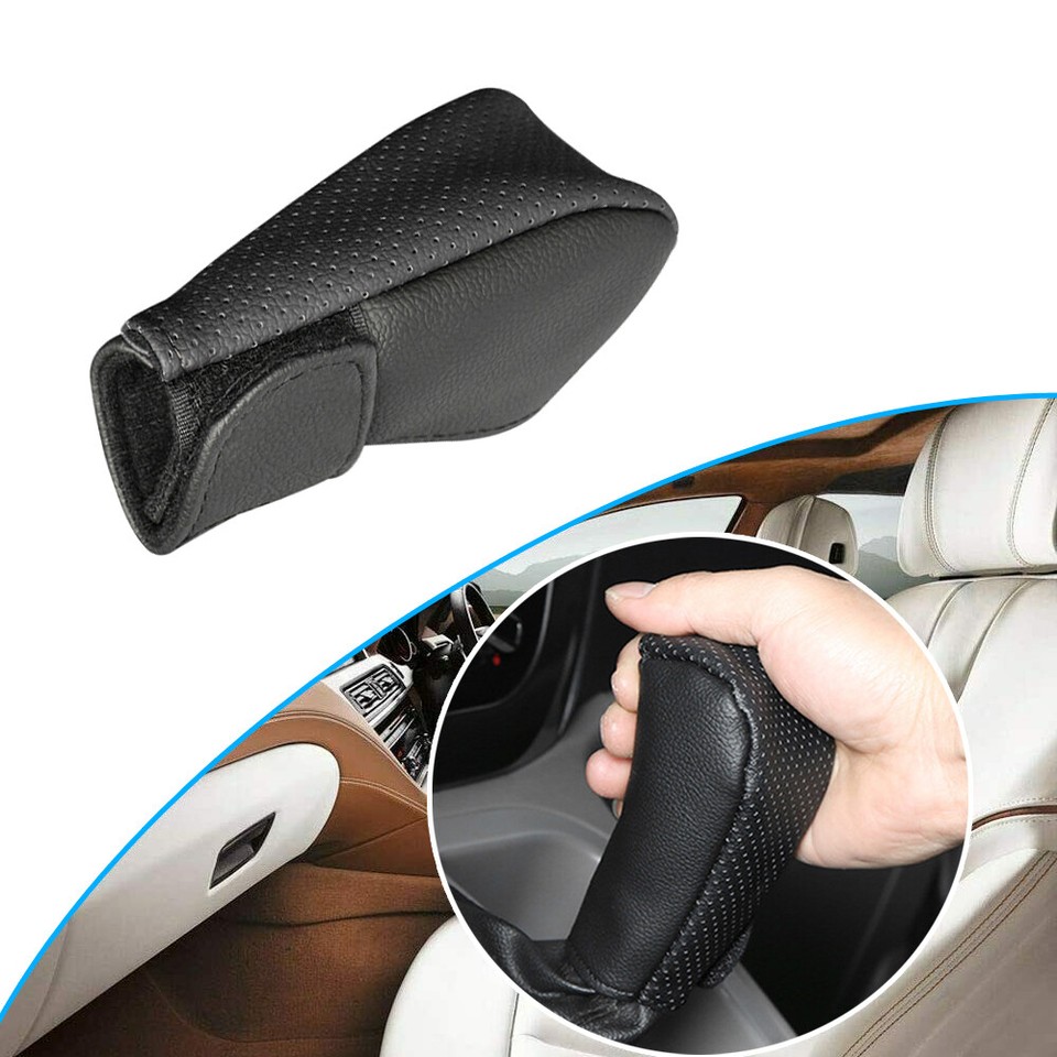 Car Gear Shift Knob Cover PU Leather Car Handbrake Non-slip Universal ...
