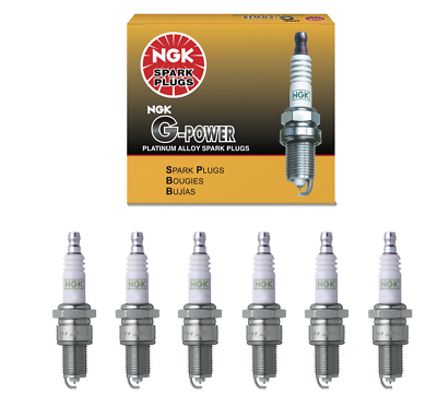 NGK G-Power Platinum Spark Plug Set 6PCS. 7082 BPR5EGP | eBay