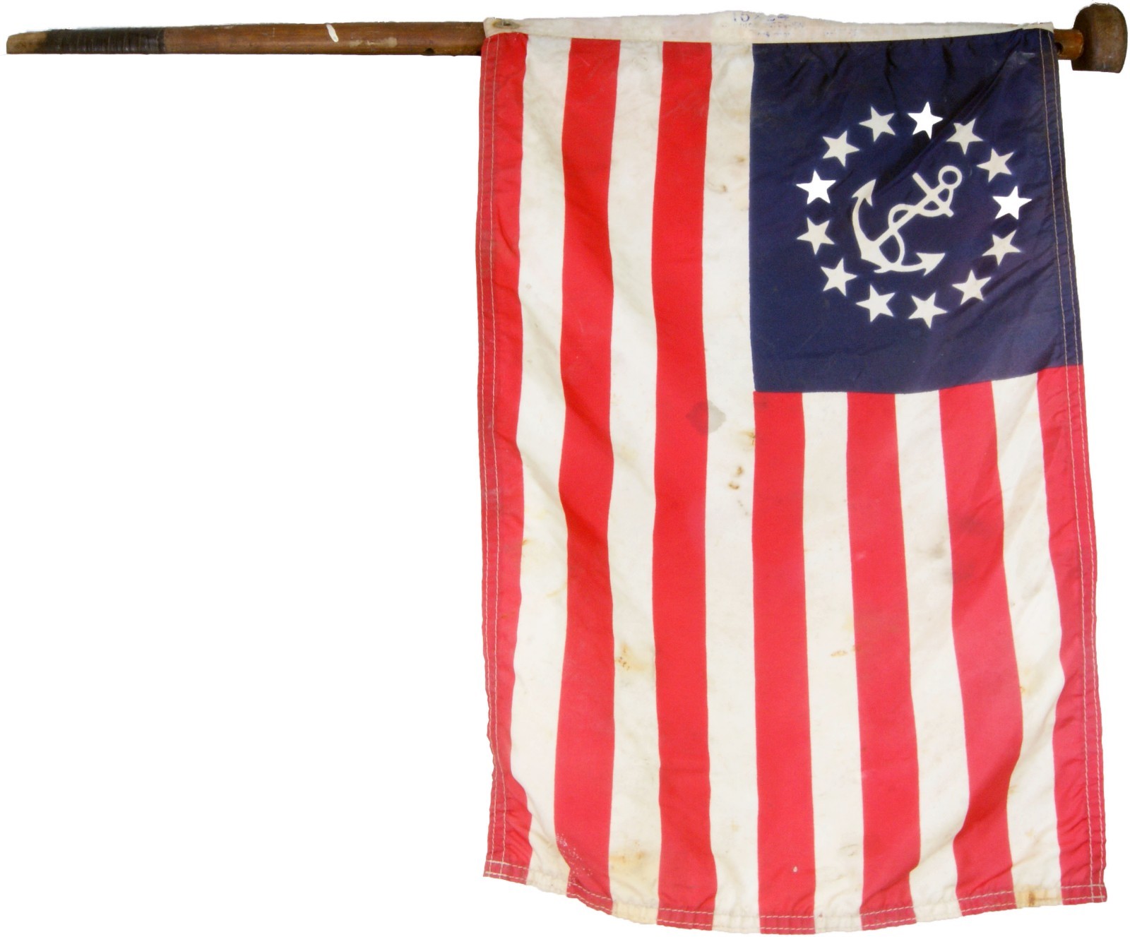 American Flag with a Fouled Anchor in a Circle of Thirteen Stars | eBay