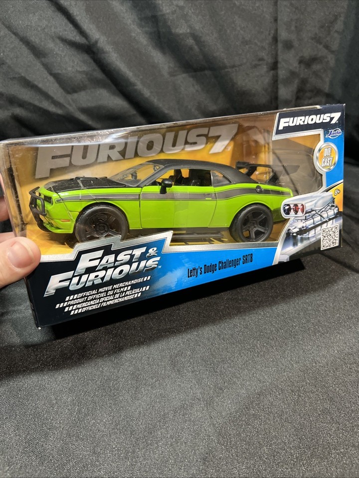 Jada Fast And Furious Letty’s Dodge Challenger SRT8 Die-Cast Car 1:24 ...