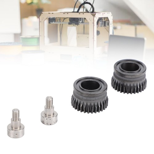 Extruder Gear Screw Kit Coating Hardened Steel Filament Drive Gears 3D ...