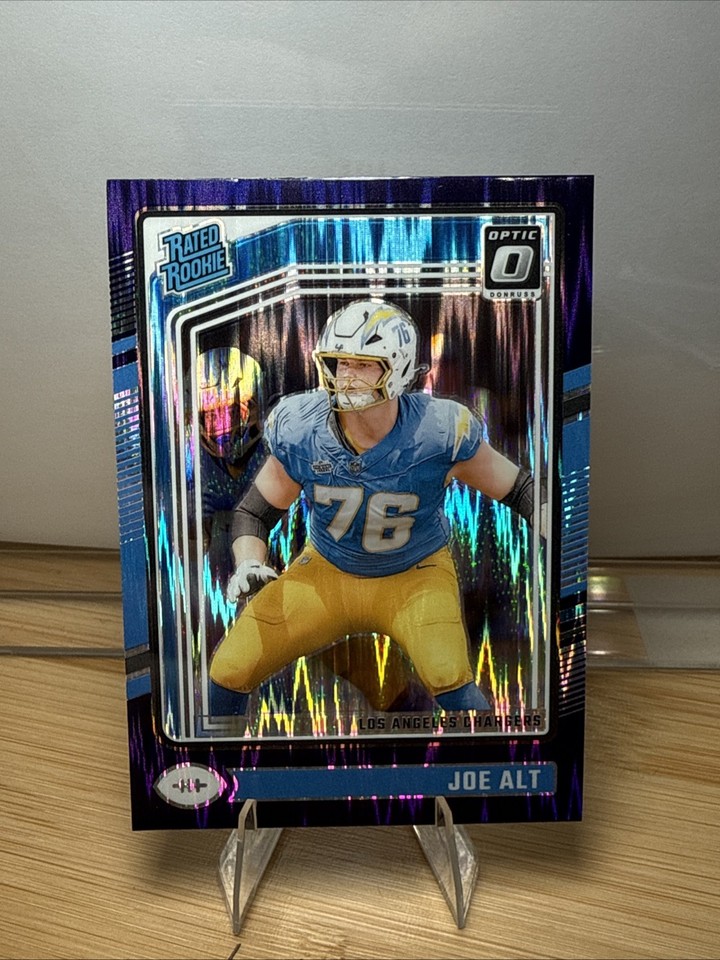 2024 Panini Donruss Optic - Rated Rookie Joe Alt #254 Purple Shock ...