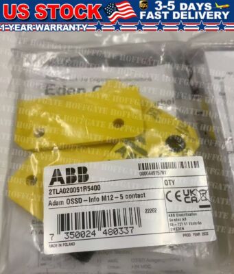 ABB 2TLA020051R5400 Safety Sensor ADAM OSSD-info M12-5 New Expedited ...