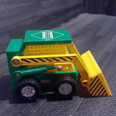 Remco Front Bucket Loader Tractor Construction 1993 Vintage Green | eBay